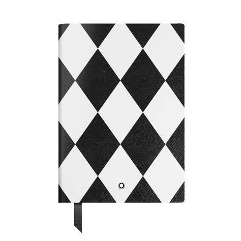 Montblanc Great Characters Homage To Queen Small Notebook 146 Black And White Lined
