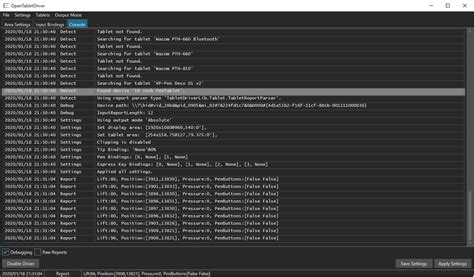 Driver Output Doesn T Position Cursor With Driver Enabled Issue OpenTabletDriver