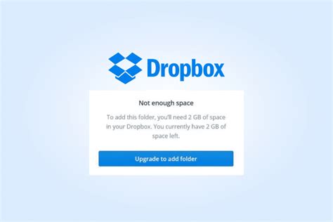 fix dropbox not enough space to access folder techcult