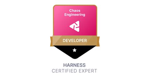 Harness Certified Chaos Engineering Developer Credly