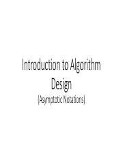 5 Asymptotic Notations Pdf Introduction To Algorithm Design Asymptotic Notations Algorithm