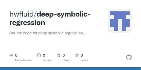 Github Hwfluid Deep Symbolic Regression Source Code For Deep