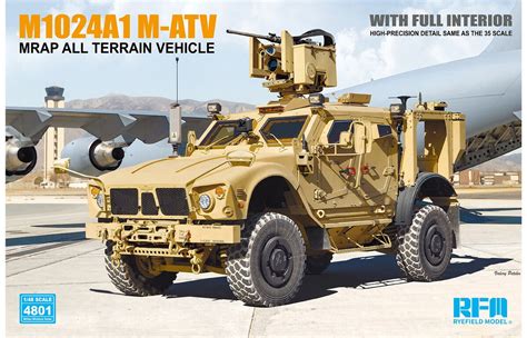 M A M ATV MRAP All Terrain Vehicle With Full Interior Model Do Sklejania Rye Field Model