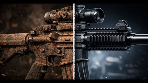 Restoring A Rusty M4a1 Rifle From Worn Out To Brand New Youtube