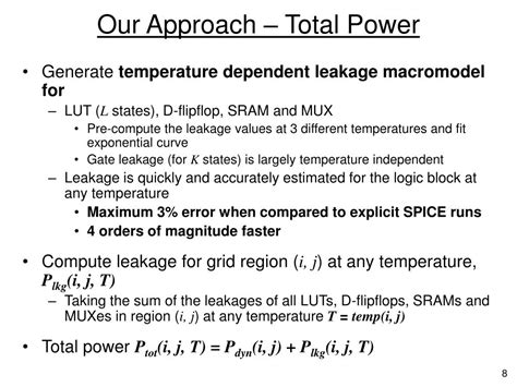 Ppt Closed Loop Modeling Of Power And Temperature Profiles Of Fpgas