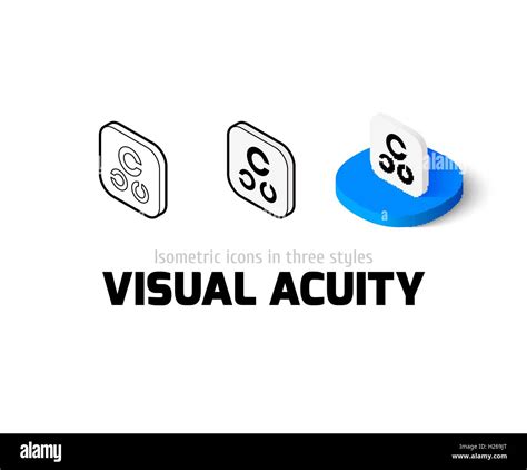 Visual Acuity Icon In Different Style Stock Vector Image And Art Alamy