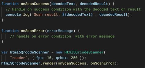 initialize camera zxing error qr code · issue 390 · mebjas html5