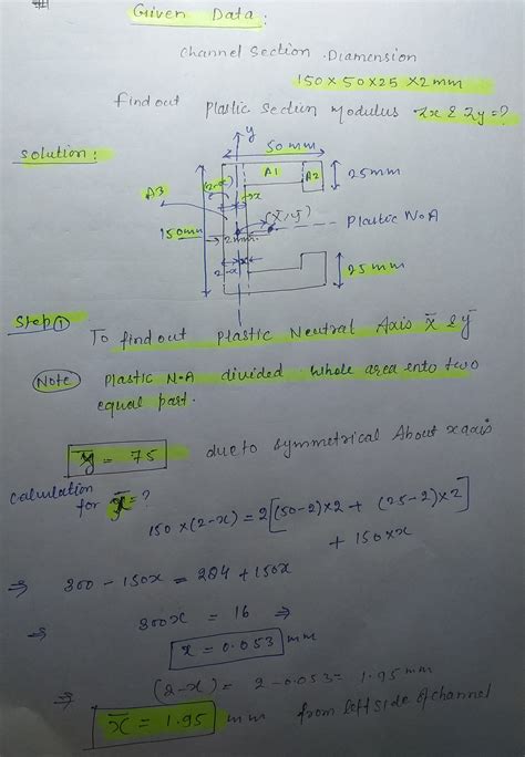 Solved Check For Plastic Section Modulus Zx And Plastic Section Course Hero