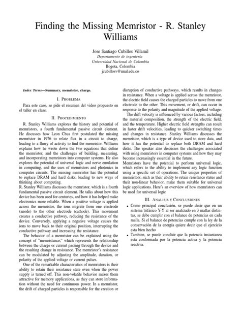 Ieee Conference Template 2 Pdf Electrical Components Electronics