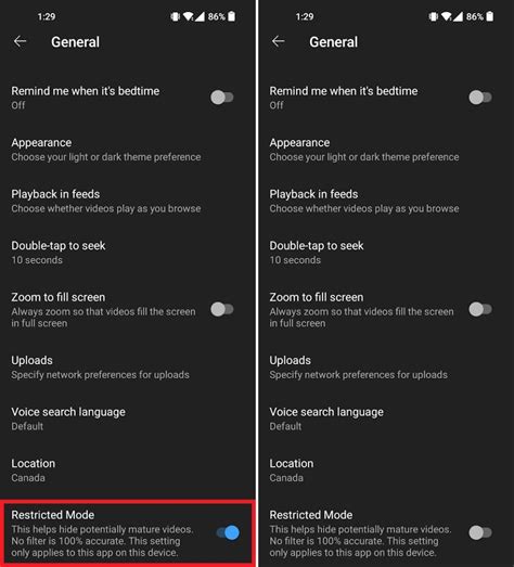 How To Turn Off Restricted Mode On YouTube Android Authority