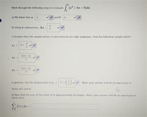 Solved Work Through The Following Steps To Evaluate