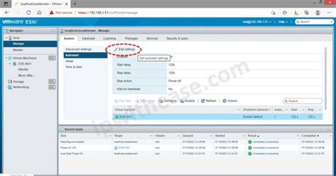 How To Configure VM AutoStart On VMware ESXi IP With Ease