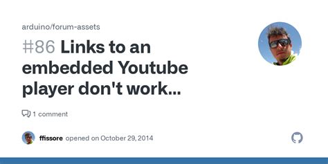 Links To An Embedded Youtube Player Dont Work Anymore · Issue 86
