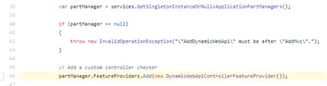 asp net core实现动态 Web API h 博客园
