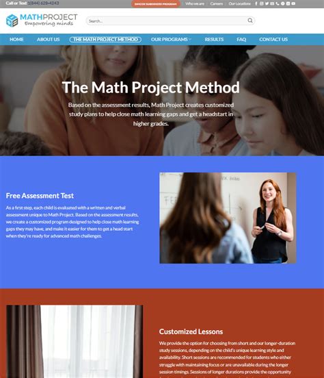 Math Project Web Design 247 Bizco