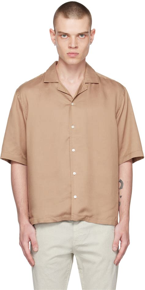 Boss Beige Regular Fit Shirt Boss