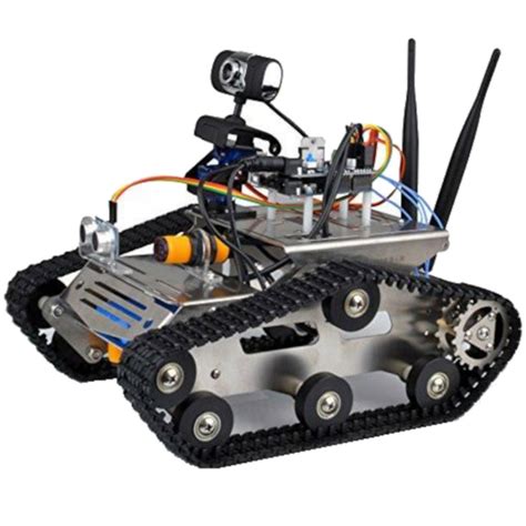 Probots RC Wheel Drive Robot With Wifi ESP CAM Car Kit Unassembled DIY Buy Online Buy Online