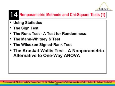 Nonparametric Methods And Chi Square Tests 1 Pptx