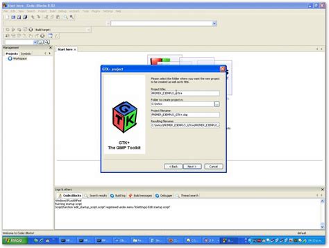 instalar gtk usando codeblocks c b mundo choc cac