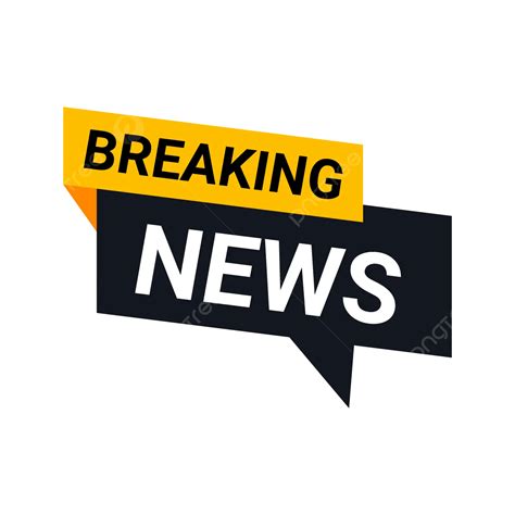 Breaking News Banner Vector Breaking News Banner News Png And Vector