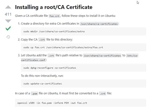 Certificate Authority Configuration Home Assistant Community
