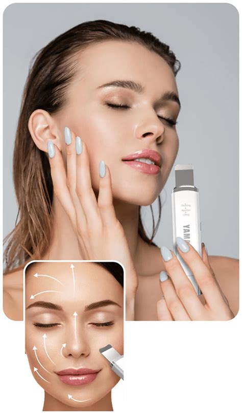 Ультразвуковой прибор для чистки лица YAMAGUCHI Ultrasonic Face Skin ...