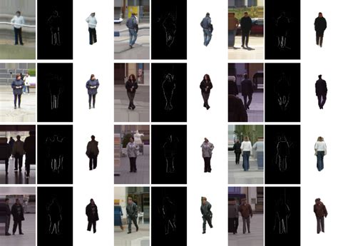 Segmentation Of 12 Pedestrians In Cluttered Scenes From Left To Right