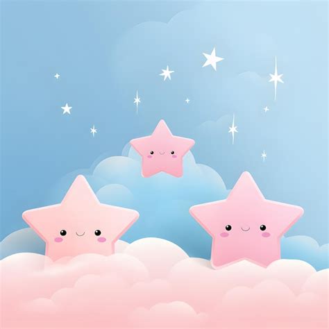 Premium Ai Image Colorful Stars On The Background