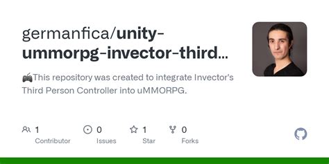 Github Germanficaunity Ummorpg Invector Third Person Controller