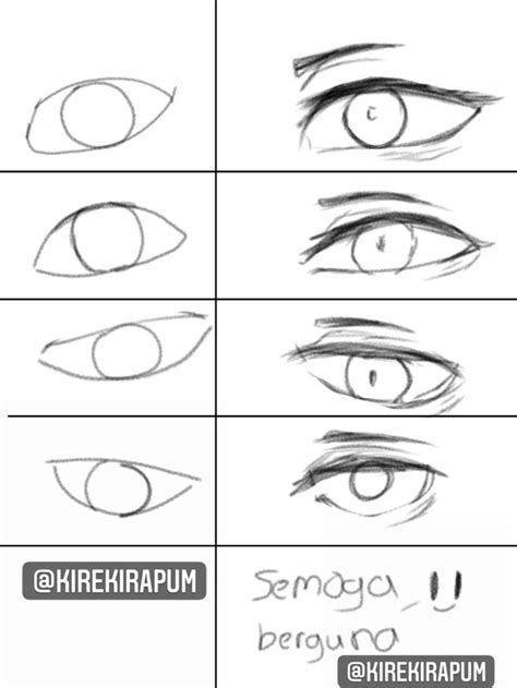 Eye Drawing Tutorial Tutorial Menggambar Mata Menggambar Mata Sketsa Mata Gambar Mata Anime