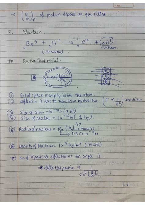 Solution Atomic Structure Short Notes Class 11 Jee Mains Advance Neet