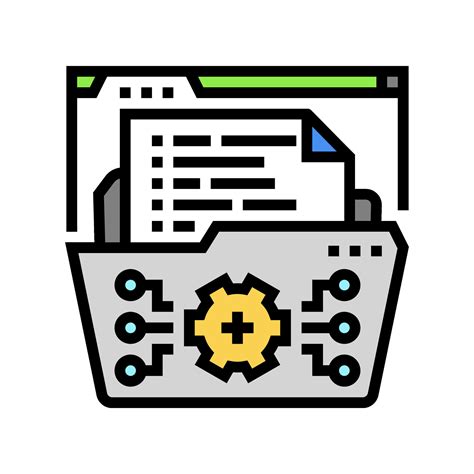 System Documentation Analyst Color Icon Vector Illustration 32517184
