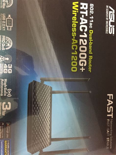 BNIB ASUS RT AC G Router Computers Tech Parts Accessories Networking On Carousell