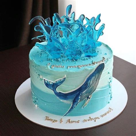 Торт Кит Ocean Birthday Cakes Whale Cakes Cupcake Cakes
