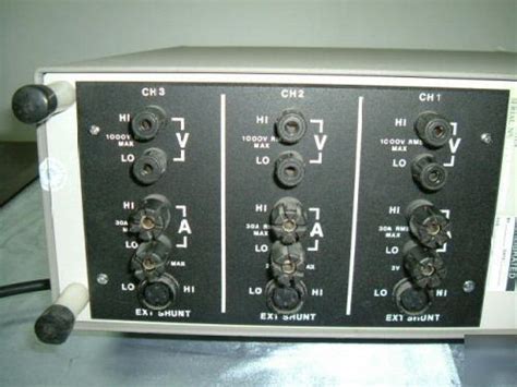 Voltech PM3000A 1 Channel Universal Power Analyzer