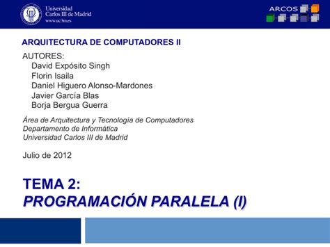 programación paralela