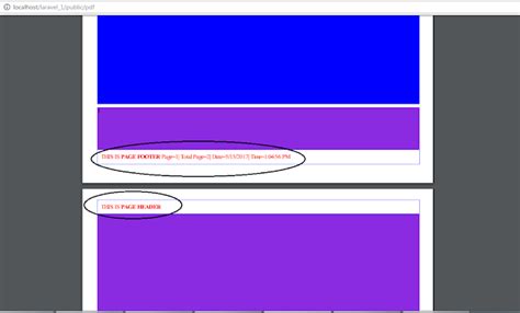 Code Samples How To Add Headerfooter To Multipage Pdf On Laravel