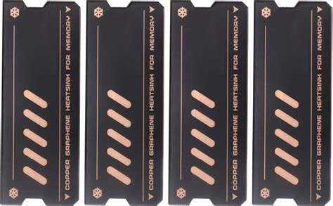 Jp Friendsty ヒートシンク 24 個銅メッキグラフェンノートブックゲームノートパソコンメモリヒートシンク