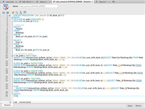 Sql Mysql Stored Procedure Case Statement Syntax Error Contd 2