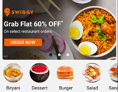 Swiggy Clone App Projects Photos Videos Logos Illustrations And Branding Behance