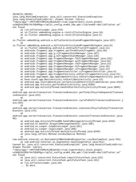 Lastcrashlog Pdf Java Programming Language Software Development