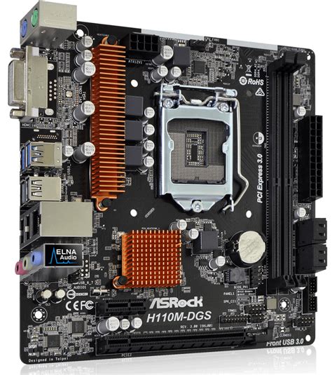 დედა პლატა ASRock H110M-DGS R3.0