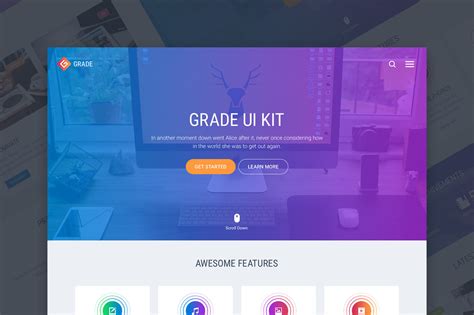 Grade Ui Kit Sample
