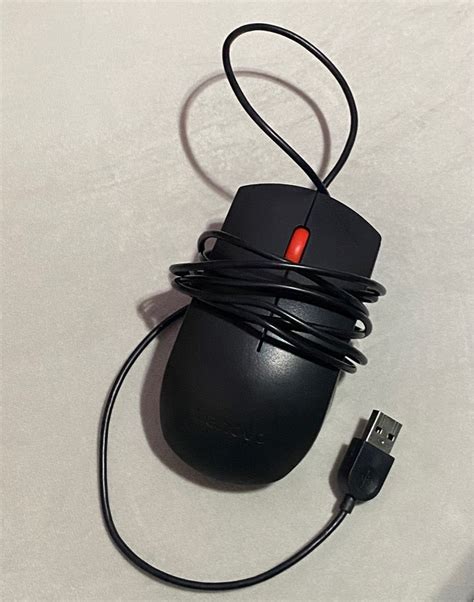 New LENOVO USB MOUSE Computers Tech Parts Accessories Mouse Mousepads On Carousell