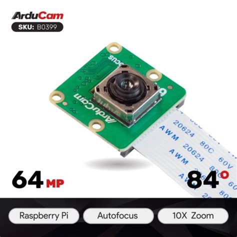 Buy Arducam B0399 64mp Autofocus Camera For Raspberry Pi In India Fab To Lab