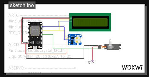 Project Pakan Otomatis Esp32 Copy Wokwi Esp32 Stm32 Arduino Simulator