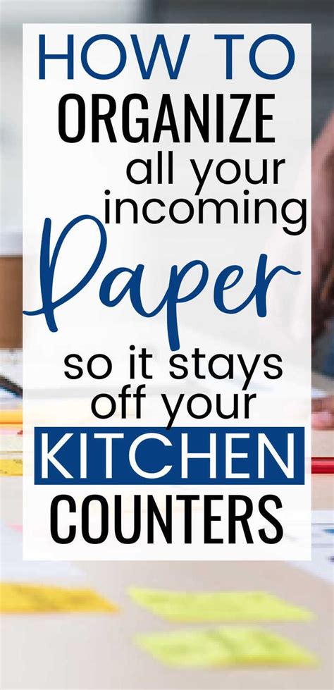 Declutter Organize Paperwork Artofit