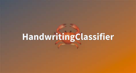 Handwritingclassifier A Hugging Face Space By Sashakerbel