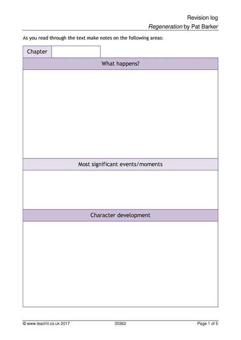Revision Log Revision Log
