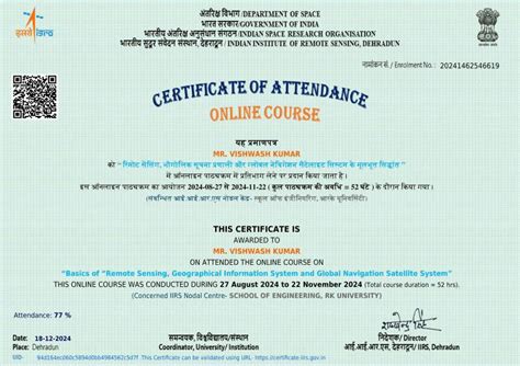 Isro Remotesensing Gis Technologyinnovation Growthmindset Vishwash Kumar Srivastava